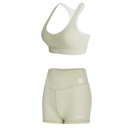 YEAZ Damen Sportanzug "Set CELEB", gr&uuml;n, Gr. XL, Obermaterial: 75% Nylon NY. 25% Elasthan EL., Sportanz&uuml;ge