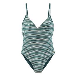 Copenhagen Studios Swimsuit female size M Petrol / Fir / natural white