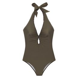 Lascana Badeanzug Damen Gr&ouml;&szlig;e S/M oliv