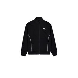 Damen Umstandsjacke "Track Suit SL Jacket", schwarz, Gr. M, Alpha Industries, Obermaterial: 80% Baumwolle, 20% Polyester, Jacken