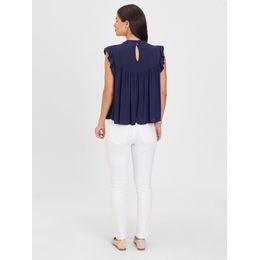 Lascana Bluse Damen Gr&ouml;&szlig;e S navy / wei&szlig;