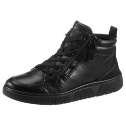 Ara Damen Schn&uuml;rboots "ROM", Gr. 7, schwarz, Glattleder, Schuhe, mit weicher Schaftrandpolsterung