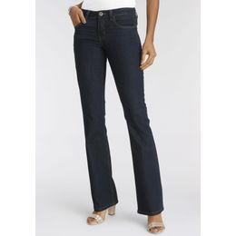 Arizona Damen Bootcut-Jeans "Shaping", blau, Basic, Gr. 20, Denim/Jeans, Obermaterial: 79% Baumwolle, 19% Polyester, 2% Elasthan, Jeans, bootcut,