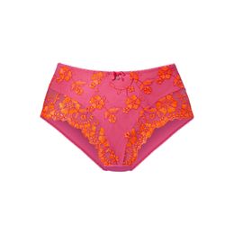 Lascana Damen Slip "Wanda", Gr. 40, pink, Obermaterial: 68% Polyamid, 18% Baumwolle, 10% Polyester, 4% Elasthan, Unterhosen, in abdeckender