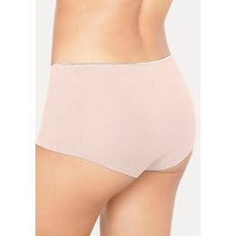 Lascana Damen Panty, Gr. 40, beige, Single Jersey, Obermaterial: 95% Baumwolle, 5% Elasthan, unifarben, Unterhosen, aus Baumwolle, mit sch&ouml;ner