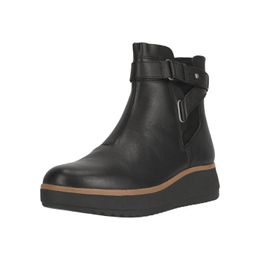 Clarks Damen Stiefelette "Zylah Faye", Gr. 36, schwarz, Leder, Schuhe, mit cleveren verstellbaren Details
