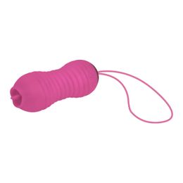 EIS Sto&szlig;endes Vibro-Ei mit Zunge, 9 cm