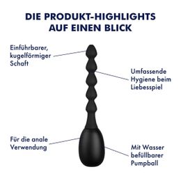 EIS Analdusche mit sinnlichem Dildo aus Silikon, 30 cm
