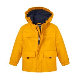Funktionsjacke "FIOS 23 MNS JCKT", Kinder, Gr. 122/128, gelb (senf), Obermaterial: 100% Polyester;Futter: 100% Polyester, FIRST INSTINCT BY Killtec, Jacken Funktionsjacke, Wasser- und winddichte Kinderjacke, reflektierend