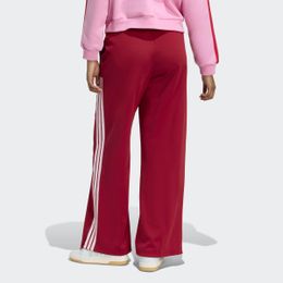 Sporthose adidas Sportswear "HOUSE OF TIRO, WEITES BEIN", Damen, Gr. M, N-Gr, active maroon, clear pink, normal, gr., Obermaterial: 53% Baumwolle, 47% Polyester, Hosen Sporthose, sportlicher Stil, f&uuml;r Training und Freizeit, mit Kordelverschluss