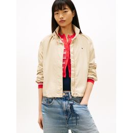 Tommy Jeans Damen Outdoorjacke "TJW ESSENTIAL JACKET EXT"wei&szlig; clay, Gr. XXXL, unifarben, Web, Obermaterial: 100% Nylon, Jacken, mit kontrastfarbenem
