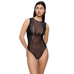 Triumph Damen Stringbody "Palina Moonlight Kiss BS", schwarz, Gr. S, Spitze, Obermaterial: 84% Polyamid, 16% Elasthan, Bodys, Triumph x Palina