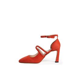 Jerelyn Creado Pumps 'Jasmine' Damen Gr&ouml;&szlig;e 40 orangerot