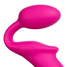 Vibrating Bendable Strap-On - Size XL, 34 cm