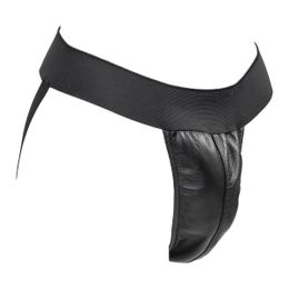 Rimba Jock Strap mit Lederklappe