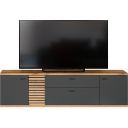 Lowboard Inosign "Galway TV-Kommode", schwarz, B:202cm H:55cm T:42cm, FSC-zertifizierter Holzwerkstoff, Sideboards, Lowboard, TV-Lowboard im Modernen Design, Breite 202 cm