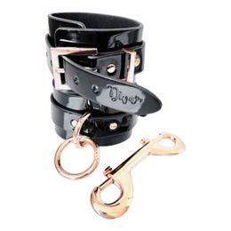 High Gloss Bondage Ankle Cuffs