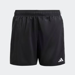 Badeshorts adidas Performance "3-STREIFEN KIDS", Jungen, Gr. 164, N-Gr, schwarz-wei&szlig; (schwarz, wei&szlig;), Obermaterial: 100% Polyester, Badehosen Badeshorts
