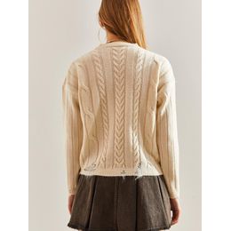 Bianco Lucci Pullover Damen Gr&ouml;&szlig;e XS/XL creme