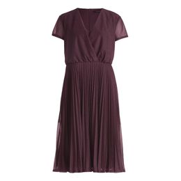 Vera Mont Damen Cocktailkleid "Damen mit Plissee", lila, Gr. 40, Mesh, Obermaterial: 100% Polyester. Futter: 100% Polyester, Kleider