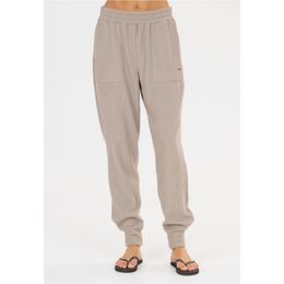 ENDURANCE ATHLECIA ATHLECIA Damen Sweathose "Reiley", beige, Gr. 34, unifarben, 55% Baumwolle, 45% Polyester, Hosen, Komfort