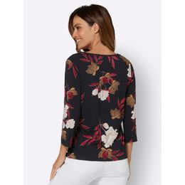 Lady Damen Print-Shirt "Druck-Shirt", bunt, Gr. 36, bedruckt, gebl&uuml;mt, gemustert, mehrfarbig, 95% Viskose, 5% Elasthan, Shirts