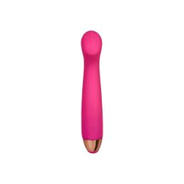 EIS Genoppter G-Punkt-Vibrator aus Silikon, wiederaufladb., 18 cm