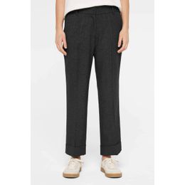 Damen Stoffhose, schwarz, Gr. XXXL, SENSES.THE LABEL, unifarben, Web, Material: 72% Polyester, 27% Viskose, 1% Elasthan, Hosen, mit Elastikbund