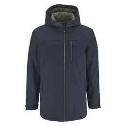 Polarino Herren Winterjacke, blau, Gr. 48, Obermaterial: 96% Polyester, 4% Elasthan. Futter: 100% Polyester. Wattierung: 100% Polyester, Jacken,