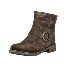 Rieker Damen Stiefelette "Rieker Stiefelette Lederimitat", Gr. 36, braun, Lederimitat, Schuhe