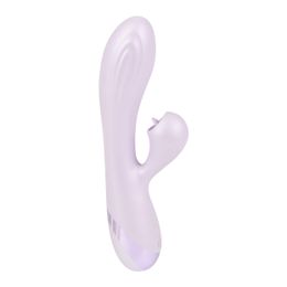 EIS Silikon-Rabbitvibrator mit Zunge, 19,5 cm