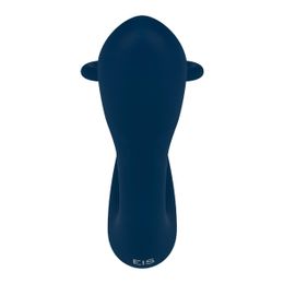 Silikon-Analvibrator mit integriertem Penisring, 12 cm