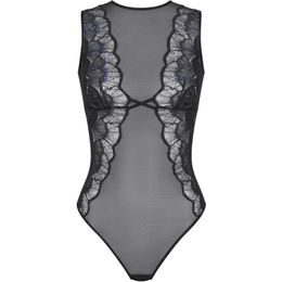 Triumph Damen Stringbody "Palina Moonlight Kiss BS", schwarz, Gr. M, Spitze, Obermaterial: 84% Polyamid, 16% Elasthan, Bodys, Triumph x Palina