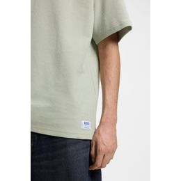 Hugo Herren T-Shirt "Nuwaffle"open gr&uuml;n340, Gr. XXL, Single Jersey, Obermaterial: 87% Baumwolle, 13% Polyamid, Shirts, Rundhalsausschnitt, Regular
