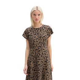 Marc O'Polo MARC O'POLO Damen Druckkleid "aus bedrucktem Viskose-Mix"dunkelblau, Gr. 36, bedruckt, Obermaterial: 83% Viskose, 17% Polyamid, Kleider