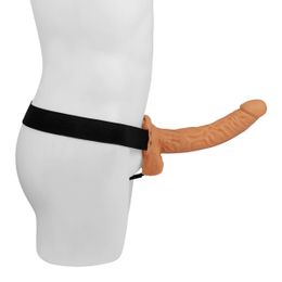 Fetish Fantasy Hollow Strap-On with Balls, 25 cm