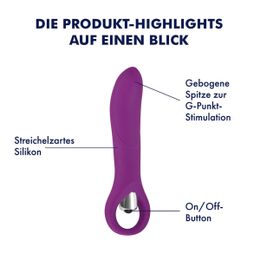 EIS G-Spot Silikon-Vibrator mit Haltering