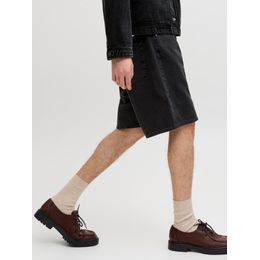 Jack & Jones JACK & JONES Herren Jeansshorts "JJITONY JJORIGINAL SHORTS AM 460 SN"schwarz denim, Gr. M, Abriebeffekte, Denim/Jeans, Obermaterial: 100% Baumwolle,