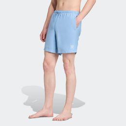 Badeshorts adidas Performance "ADICOLOR 8-INCH", Herren, Gr. XXL, N-Gr, ash blau, Obermaterial: 100% Polyester, Badehosen Badeshorts