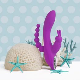 EIS 3 in 1 Rabbitvibrator, 21,5 cm