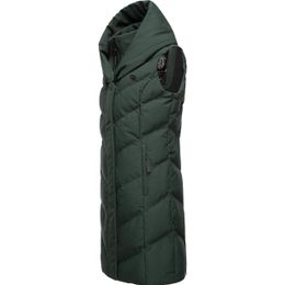 Ragwear Damen Steppweste "Natalka Vest", gr&uuml;n, Basic, Gr. L, Au&szlig;enmaterial: 100% Polyester. Innenfutter: 100% Polyester. Wattierung: 100% Polyester,