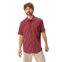 Vaude Herren Funktionshemd "MEN'S SEILAND SHIRT IV"carmine, Gr. S, Obermaterial: 90% Polyamid, 7% Elasthan, 3% Polyester, Hemden, schnelltrocknendes