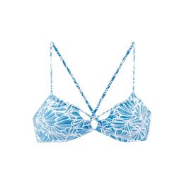 Venice Beach Bikinitop Damen Gr&ouml;&szlig;e 70 hellblau / wei&szlig;