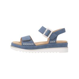 Remonte Damen Riemchensandale "Remonte Sandalen Leder", Gr. 39blau, Leder, Schuhe