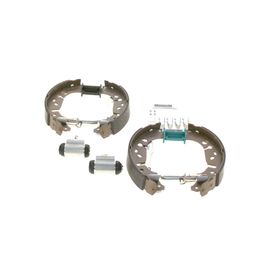 Bosch Bremsbackensatz KIT SUPERPRO 0 204 114 669 hinten rechts links vormontiert 19mm f&uuml;r OPEL