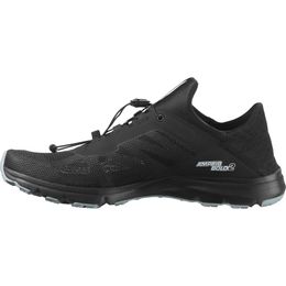 Salomon Herren Wasserschuh "AMPHIB BOLD 2", Gr. 45, schwarz, Synthetik, Textil, Schuhe, wasserdicht
