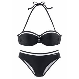 Lascana Bikini Damen Gr&ouml;&szlig;e XS schwarz / wei&szlig;