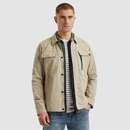 PME-Legend PME LEGEND Herren Funktionsjacke, beige, Gr. 4XL, unifarben, Web, Obermaterial: 100% Nylon, Jacken, mit Kentkragen