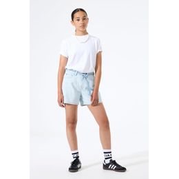 Garcia M&auml;dchen Jeansshortsbleached, Gr. 146, unifarben, Denim/Jeans, Obermaterial: 100% Baumwolle, Jeans, im 5-Pocket-Stil, f&uuml;r Girls