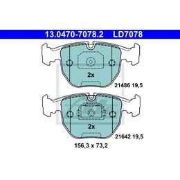 ATE Bremsensatz-Vorn und hinten SG00000DEG Bremsensatz, Scheibenbremse vorne rechts links bel&uuml;ftet 324mm f&uuml;r BMW 34112282556 34112229031 34211164175